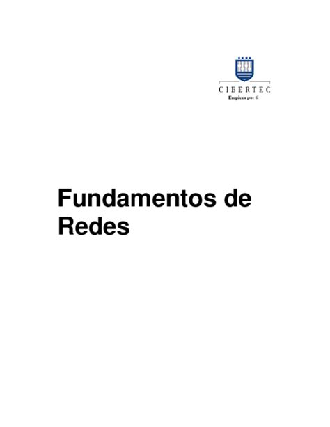 Pdf Fundamentos De Redes