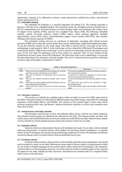 feature selection techniques for microarray dataset a review pdf