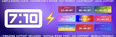 Simple Digital Clock 🕒 Wordpress Plugin