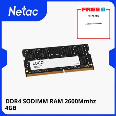 Netac Ddr4 Sodimm Ram 2666mhz Notebooklaptop Memory Lazada Ph