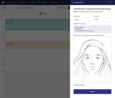 how to use image markup with integrated forms mangomint salon and spa