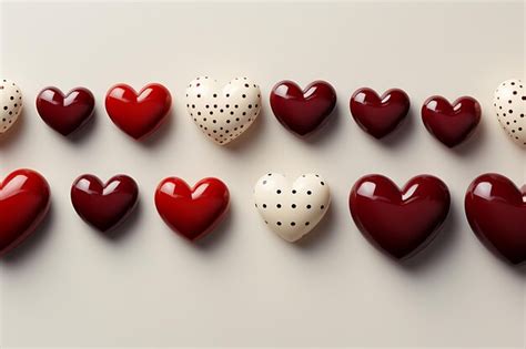 Premium Photo Heart Background Seamless Vector Pattern