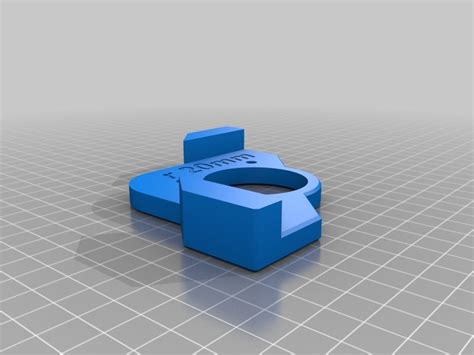 Radius Router Template Metric By Ruudimental Download Free Stl Model