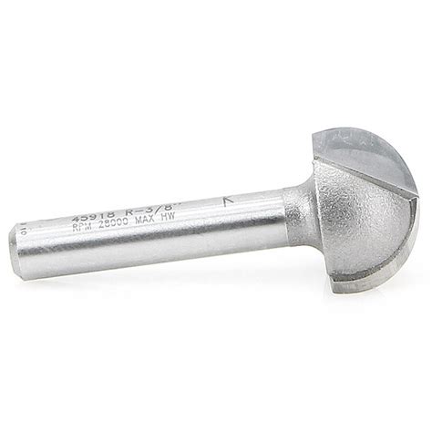 Amana X X Radius Core Box Router Bit Shank Cut Half Round Grooves For