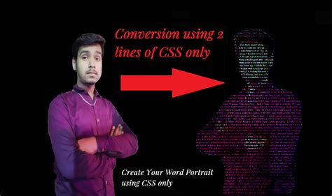 Priyanshu Kumawat Word Portrait Using Css