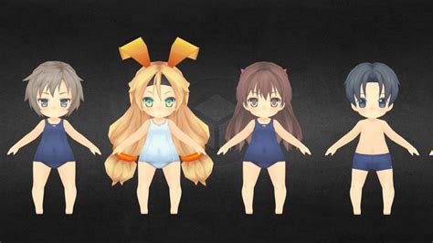 Unity Chan D Models Sketchfab