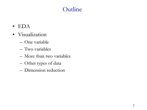 Ppt Exploratory Data Analysis And Visualization Unveiling Patterns In Data Powerpoint