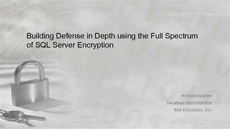Building Defense In Depth Using The Full Spectrum