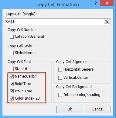 How To Format Ranges Same As Another Cell In Excel