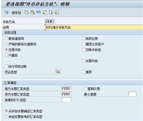 《由浅入深学习sap财务》：第2章 总账模块 26 定期处理 263 月末操作：外币评估外币评估配置 Csdn博客