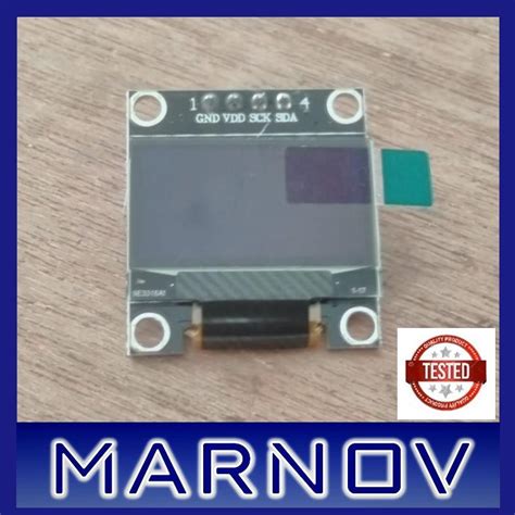 jual miliki oled putih white color lcd display module 0 96 inch i2c