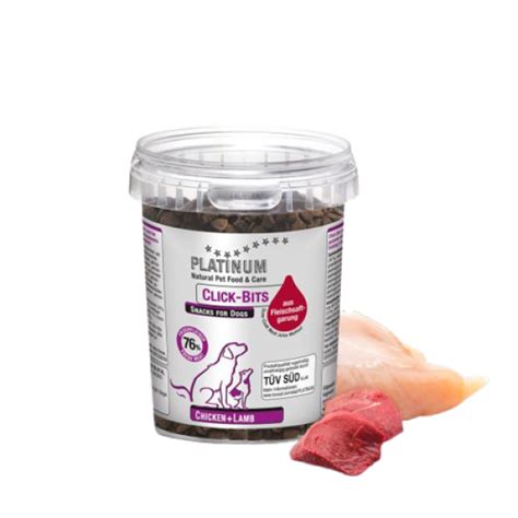 פלטינום חטיף מיני עוף וכבש לכלב 300 גרם בית החיות