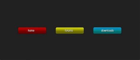 3 Small Crisp Web Ui Buttons Set Psd Free Vector Download Freeimages