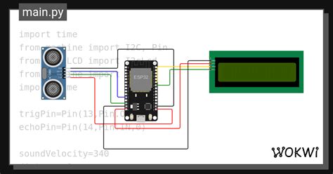 SONAR ECRAN Wokwi ESP32 STM32 Arduino Simulator