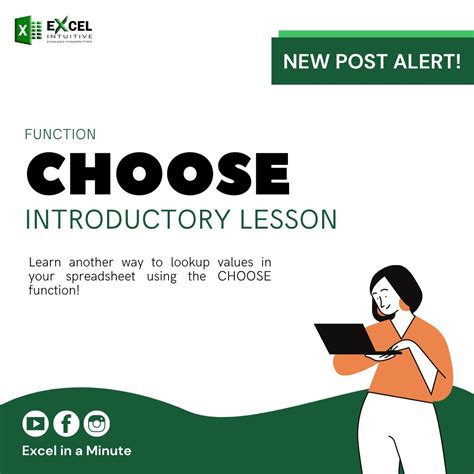 Excel Intuitive On Linkedin For Todays Video We Will Be Teaching You How To Use The Choose
