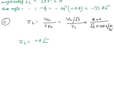 Solved Q Each Phase Of A Wye Connected Load Consists Of A Resistance Of 100Ω In Parallel With