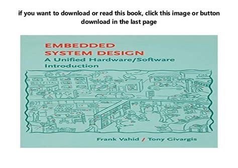embedded system design a unified hardwaresoftware introduction fll text