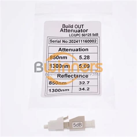 Lc Upc Attenuator 5db Reliable Multimode Signal Control