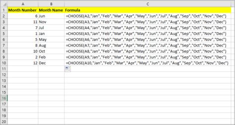 Convert Month Number Into Month Name In Excel Convert Date