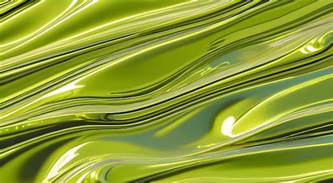 Abstract Metallic Wave Luxury Background Premium Ai Generated Image