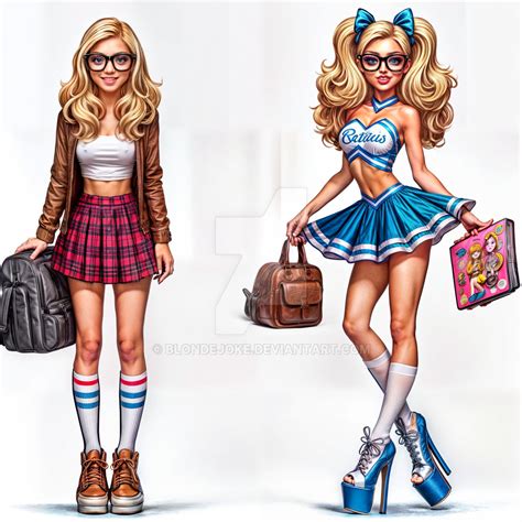 Bimbo Hogwarts Cheerleader By Blondejoke On Deviantart