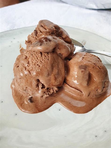 God Hemmagjord Chokladglass På 4 Ingredienser Utan Glassmaskin Recipe Ice