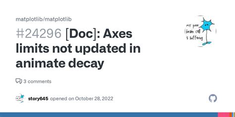 Doc Axes Limits Not Updated In Animate Decay Issue Matplotlib Matplotlib Github