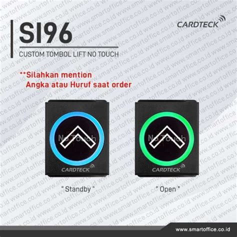 Jual Custom No Touch Button Lift Elevator Infrared Tombol No Touch Ct