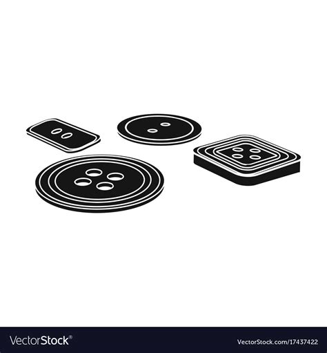 Multicolored Buttons For Sewing Royalty Free Vector Image