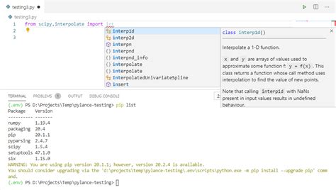 No Inspection Of Modules Functions From Installed Packages · Issue