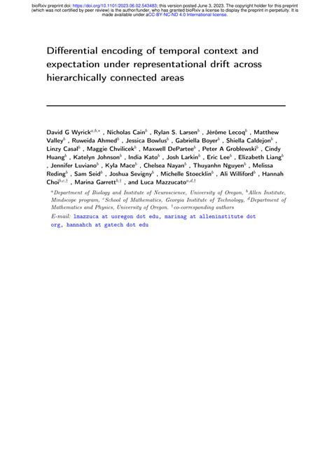 pdf differential encoding of temporal context and expectation under