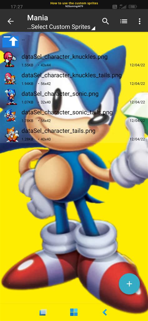 how to use the custom sprites tutorial for sonic 3 a i r s3air tutorials