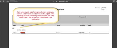 C Crytal Report Not Showing Arabic When Exported To Pdf Stack Overflow