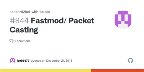 Fastmod Packet Casting Issue Kolton D With Kolbot GitHub