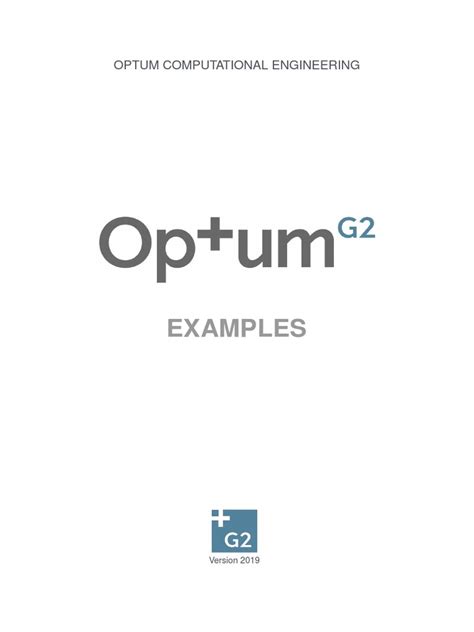 Introduction To Geotechnical Engineering Examples Using Optum G2 Pdf