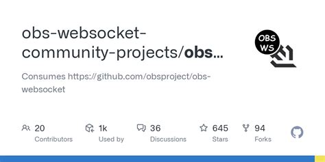 GitHub Obs Websocket Community Projects Obs Websocket Js Consumes Https Github