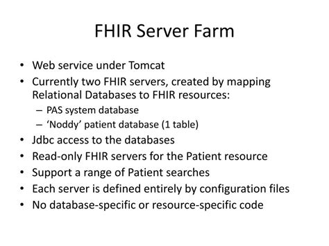 Ppt B Uilding Fhir Servers On Existing Applications Powerpoint