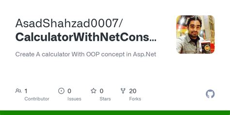 GitHub AsadShahzad0007 CalculatorWithNetConsole Create A Calculator With OOP Concept In Asp Net