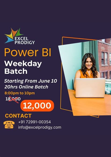 Leading Power Bi Training Institute In Hyderabad Excel Prodigy