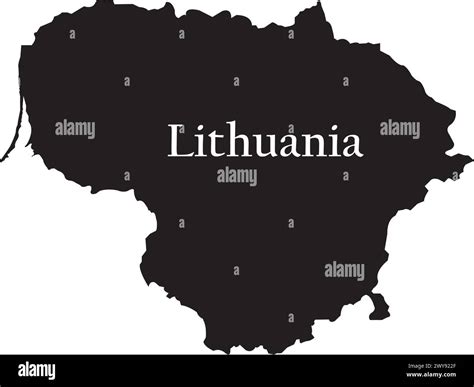 Lithuania Map Icon Vector Illustration Design Stock Vector Image And Art Alamy