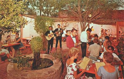 Casa Molina Tucson Arizona Patio Area View Mariachis Postcard Ebay
