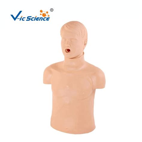 Adult Obstruction Model Half Body Cpr Training Manikin External Chest