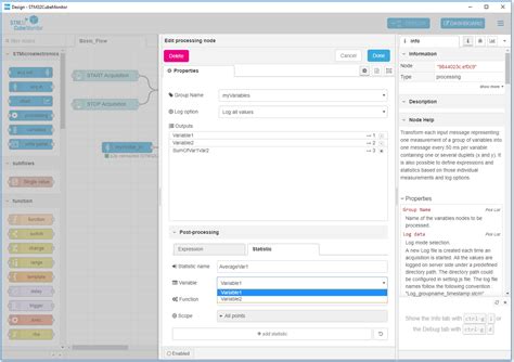 Stm32cubemonitorhow To Perform Additional Calculations On Measurements