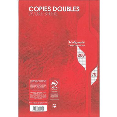 Foi A4 21 X 29 7 Cm Matematica Cu Liniatura Franceza Perforate 200