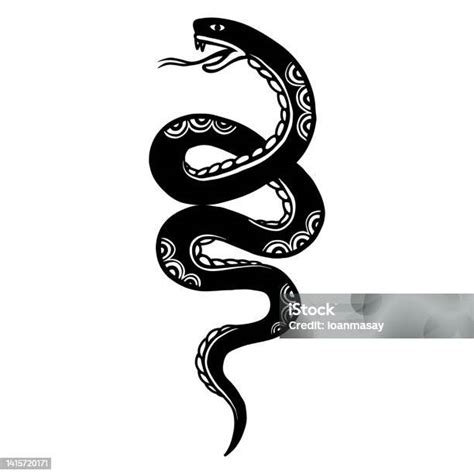 문신 스타일의 뱀 그림 포스터 카드 티셔츠를위한 디자인 요소 벡터 일러스트 레이 션 문신에 대한 스톡 벡터 아트 및 기타 이미지 문신 뱀 낙서 드로잉 Istock