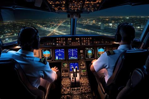 Premium Photo Pilot Inside The Cockpit Of An Aircraft Show Them In