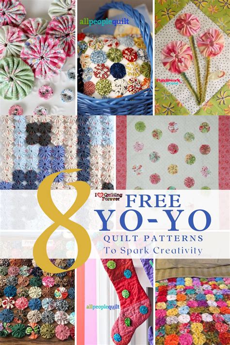 Top 8 Free Yo Yo Quilt Patterns 6 Bonus Patterns For Sale I Love