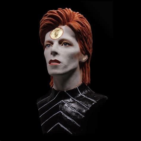 David Bowie Ziggy Stardust Full Head Bust Sculpture Etsy