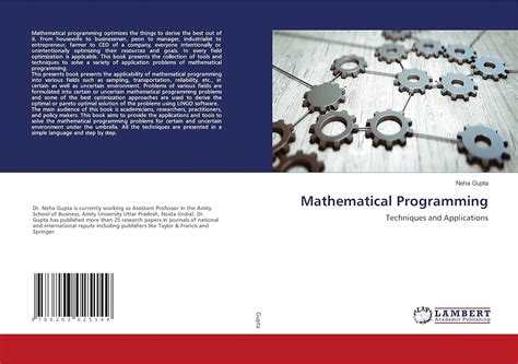 Mathematical Programming Neha Gupta Amazon In Books