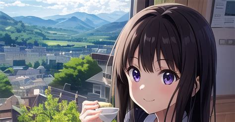 Lycoris Recoil Inoue Takina Cafe 一息 Pixiv